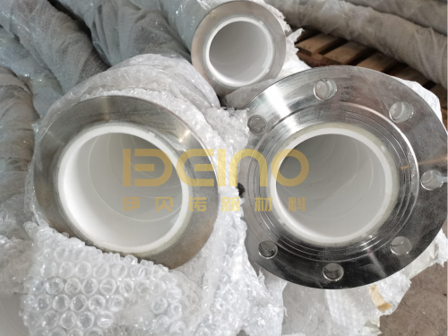 Ceramic pipe lining