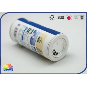 Quality Cardboard Cylinder Packaging Composite Paper Tube With Plastic Cap Custom Color for sale
