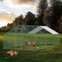 Quality 3x6x2m Chicken Run Kennel Large Metal Chicken Coop Run Walk In Cage For Poultry for sale