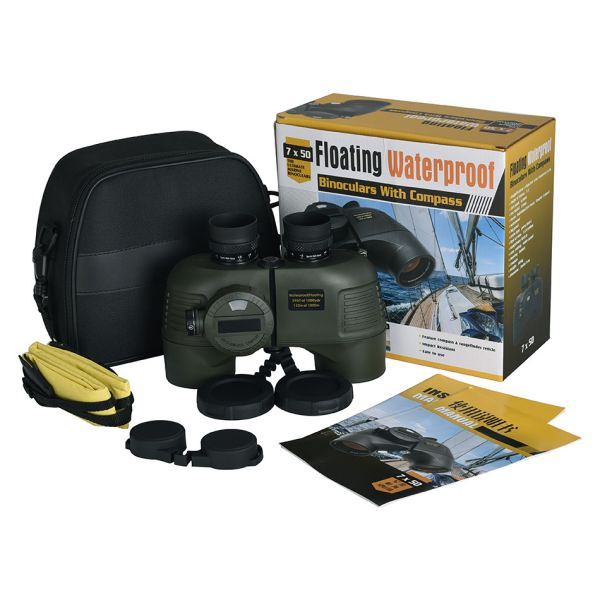 Quality 7x Magnification Marine Telescope with Compass and Rangefinder for sale