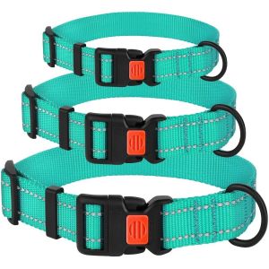 Quality Reflective Soft Nylon Dog Collars And Puppy Collars for sale