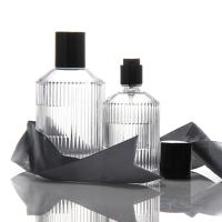 Quality Cylinder Transparent Perfume Bottle OEM 50Ml Glass Perfume Bottle With Gift Box for sale