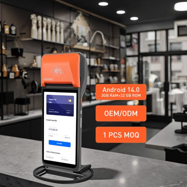 Quality Voice Call Supported 4G POS Machine Customized Smart Mobile Payment Terminal 6 for sale