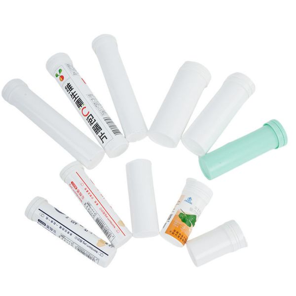 Quality Effervescent Tablet Empty White Pill Plastic Bottle with Cap Food Grade PP for sale