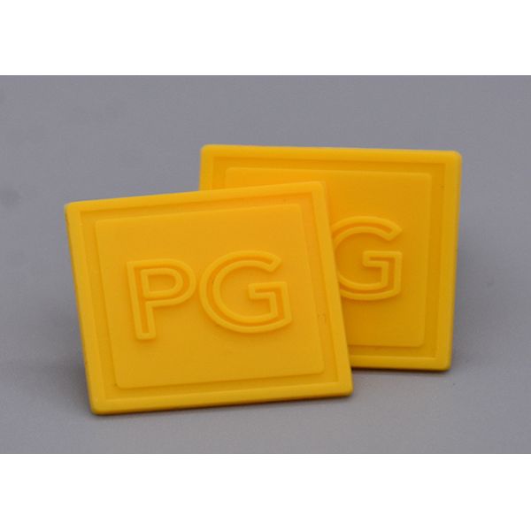 Quality High Resistance Silicone Stamp Screen Printed Patches With Raised Logo for sale