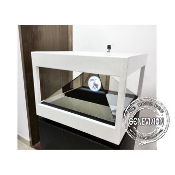 Quality Super Big 360 Degree 3d Hologram Pyramid Showcase With USB 80W Power Consumption for sale