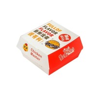 Quality Delivery Paper Burger Box Custom Printing Restaurant Delivery Brand Packaging for sale