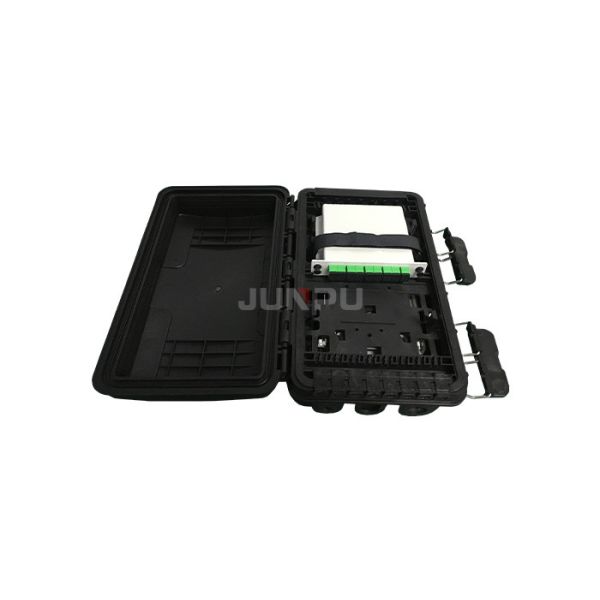 Quality 2 In 16 Out FTTH Fiber Optic Splice Enclosure / Optical Fiber Joint Closure 24 Core for sale