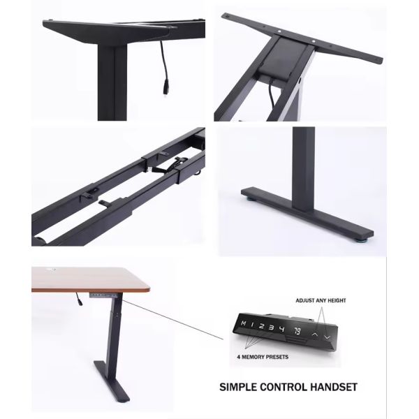 Quality Adjustable Height Electric Standing Desk for Morden Simple Office Building for sale
