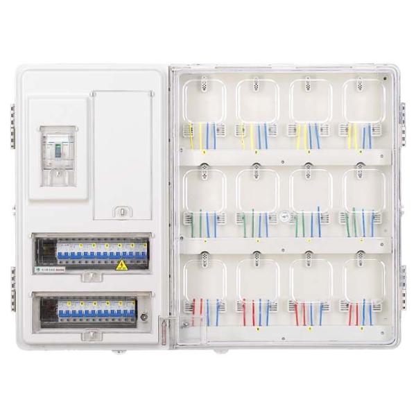 Quality 12 Way Single Phase Electrical Service Meter Box for sale