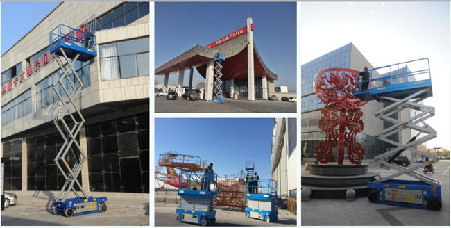 Outdoor Electric Scissor Aerial Lifting Work tabel