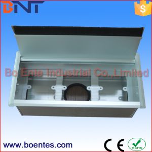 Quality Flip Up Tabletop Interconnect Box Silver Color For Office / Multimedia Classroom for sale