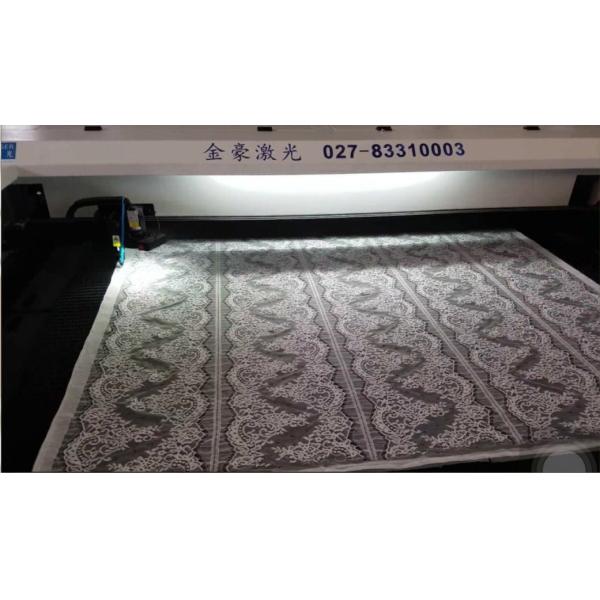 Quality Laser cutting machine for Lace Fabric Embroidery for sale