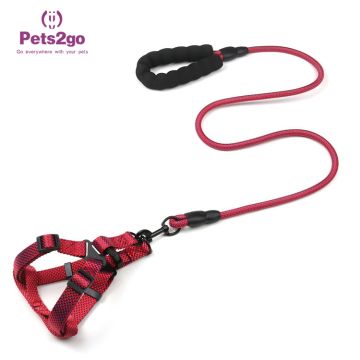 Quality L Size Heavyduty Nylon Reflective Belt Rope Dog Leash for sale