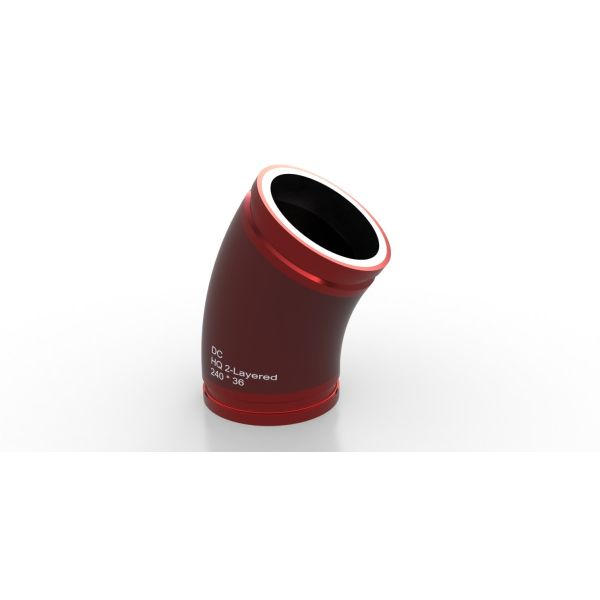 Quality DC HQ DOUBLE-LAYERED FOR HIGH WEAR-RESISTANT DUAL PIPES 275*10 ELBOW RED for sale