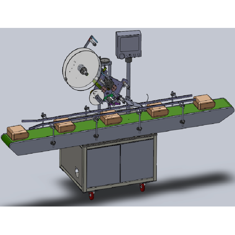Quality YIMU YM210 Full-Automatic Flat Surface Labeling Machine: Stand-Up Pouch & Bag Label Applicator for sale