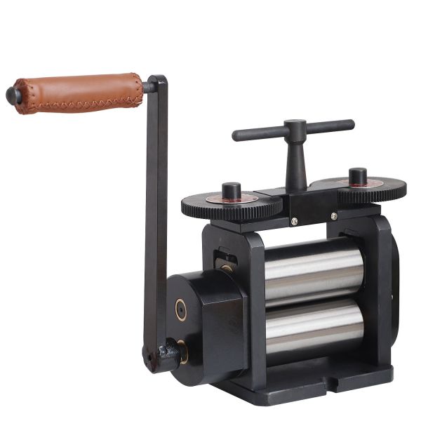 Quality 110/130mm Manual Jewellery Rolling Machine Adjustable Press Thickness for sale