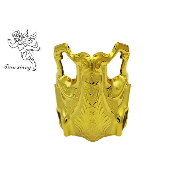 Quality Gold Corner Casket Corners With PP Plastic , Coffin Fittings For Adult for sale