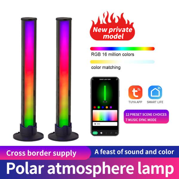 Quality 35mm Music Ambient Night Light 5050 Voice Control Rhythm Table Lamp for sale