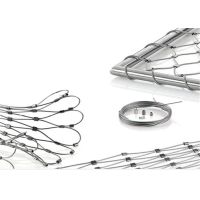 Quality SS316 Steel Wire Rope Mesh 7*7 Structure Architectural For safety protection for sale