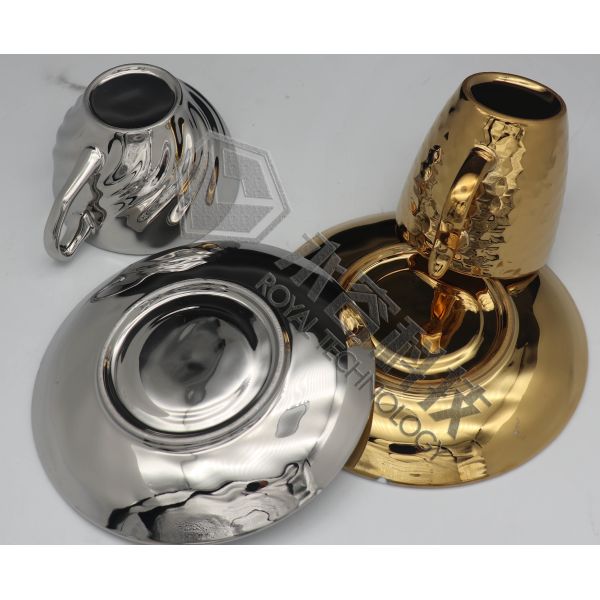 Quality Ceramicware PVD Gold Ion Plating Machine, TiN Gold and Ti Silver Ceramic for sale