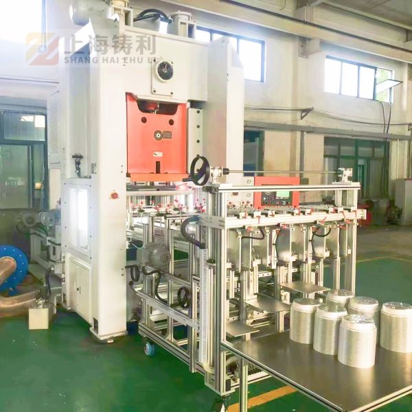Quality 3PH Foil Container Making Machine 24KW aluminium foil manufacturing machine for sale