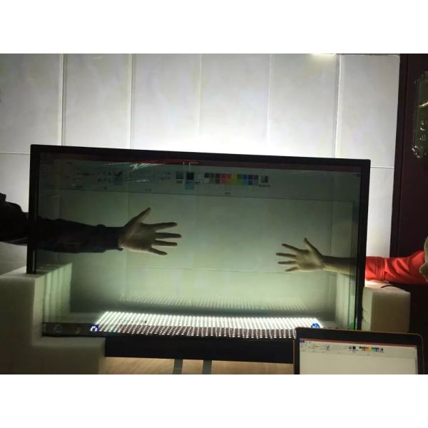 Quality Colorful Refrigerator With Lcd Touch Screen , Flexible Size Transparent Lcd Fridge for sale