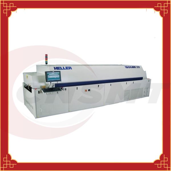 Quality HELLER 1809MKIII SMT Reflow Oven Machine 3 phase 480V 2662mm for sale