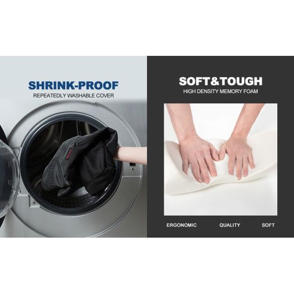 Quality Comfortable Memory Foam Lumbar Support Car Seat Cushion for Lower Back Pain for sale