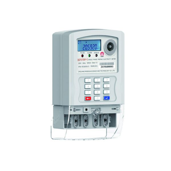 Quality AMI Smart Meter Electric Digital Prepaid Electric Meter RF LoRa GPRS PLC STS for sale