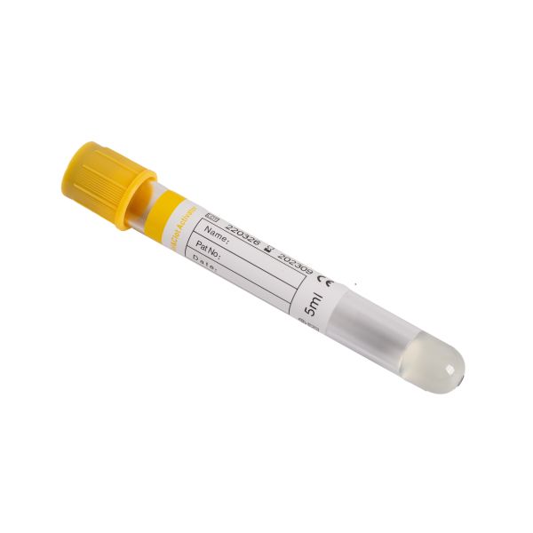 Quality Easy To Handle And Transport Gel And Clot Activator 5ml Therapeutic Drug Monitoring TDM Fast Clotting for sale