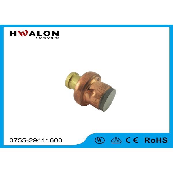 Quality Round Shape PTC Ceramic Heater Pill , PTC Thermistor Heater Simple Construction for sale