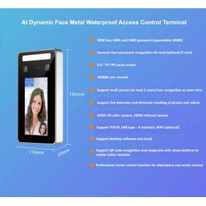 Quality AI Dynamic Face Recognition Access Control 0.2s Recognition Speed for sale