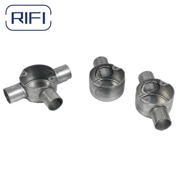 Quality GI Circular Junction Box 4 Way Malleable Iron Electrical Metal Enclosure Box for sale