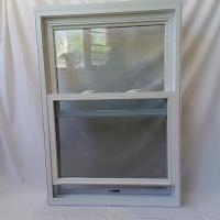 Quality  Apricot Grill UPVC Double Hung Window 105 Series for sale