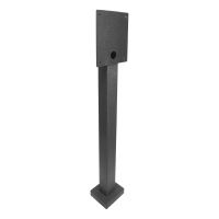 Quality 54" Black Steel Gooseneck Stand Metal Fabrication Parts ISO9001 Approval for sale