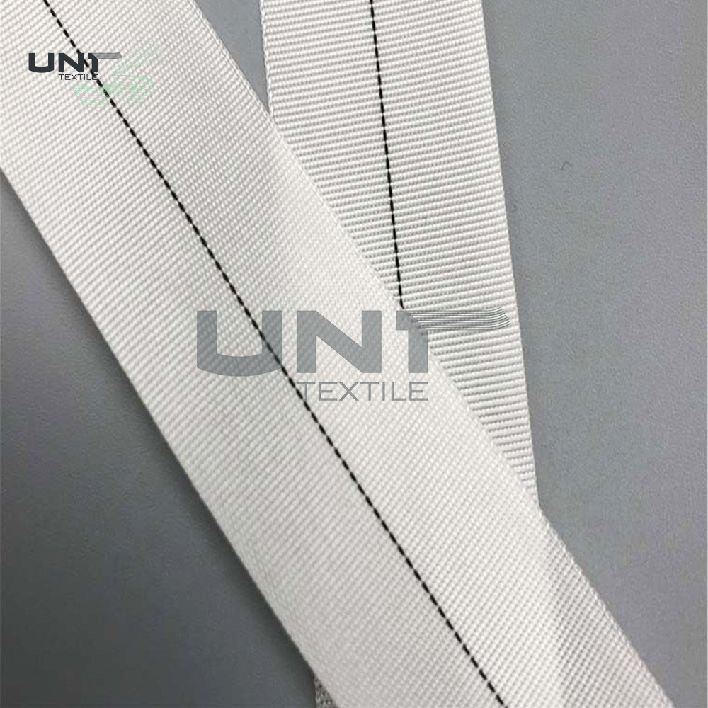 Quality White Woven Garments Accessories Nylon Wrapping Tape With Coating for sale