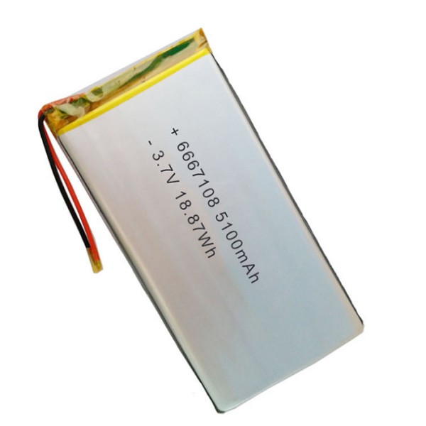 Quality 18.87Wh Li Ion Polymer Battery 3.7V 5100mAh Lithium Polymer Battery For RC Helicopter for sale
