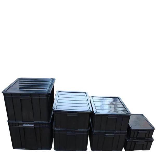 Quality Small ESD Safe Plastic Boxes 350*265*125mm Anti Static Bin Glossy Lamination for sale