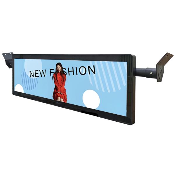 Quality 29 Inch Stretched Bar Ceiling Mount Bus Wifi Digital Signage Android Wireless for sale