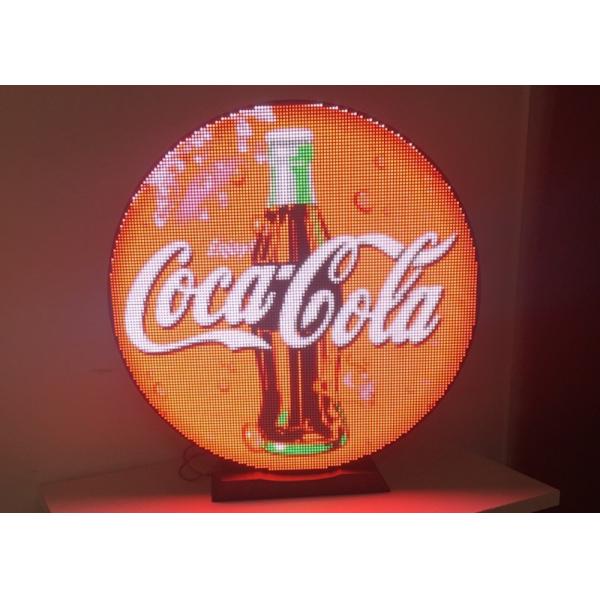 Quality Waterproof Round Creative LED Display Screen With Meanwell Power Supply 6000 for sale