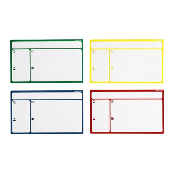 Quality Dry Erase Magnetic Whiteboard Sticker Kanban Board Cards Custom Design for sale