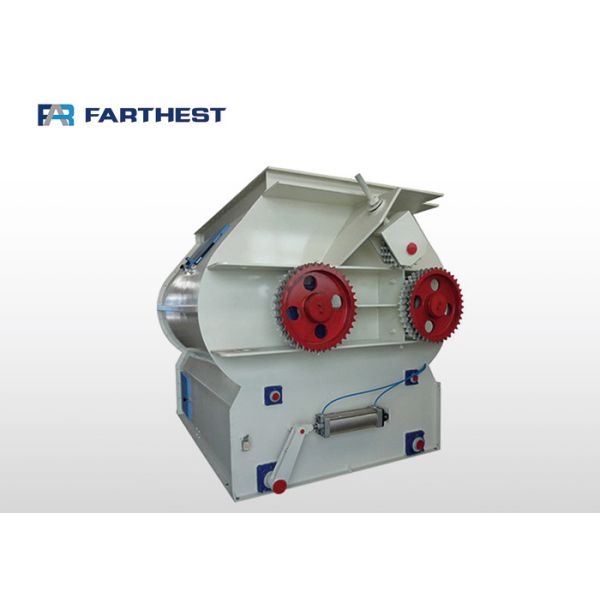 Quality Double Shaft Livestock Feed Grinder Mixer For Pellets Powder Materials for sale
