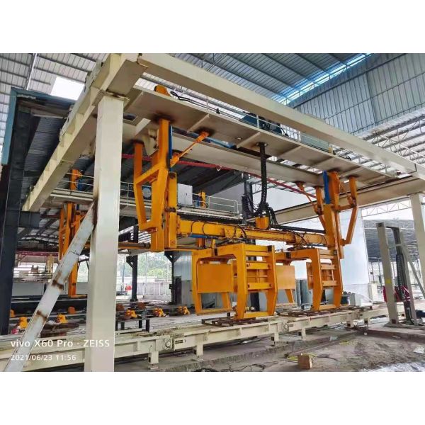 Quality Automatic Lightweight Concrete Block Production Plant for Building - ISO9001 380V Rotary Crane AAC Block Cutting Machine for sale
