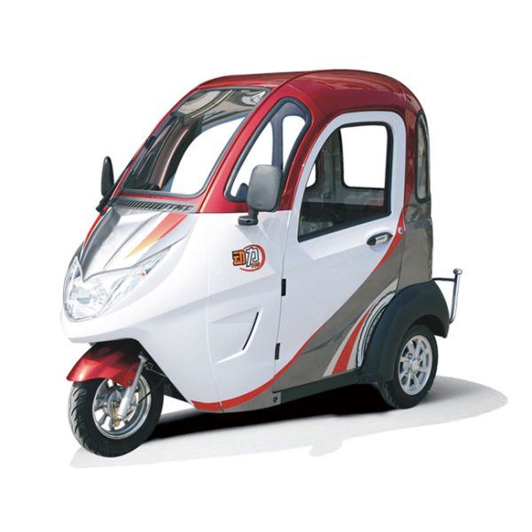 Quality 4m Braking Distance 60V 32Ah Enclosed Electric Tricycle for sale
