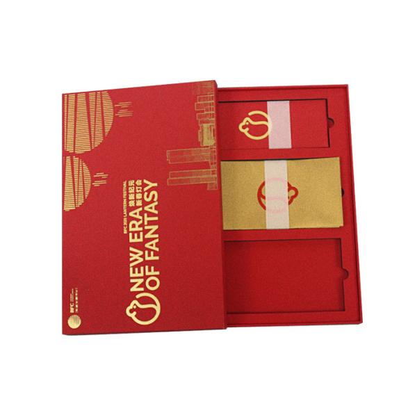 Quality Custom Cardboard Lid-Off Packaging Boxes Red for sale