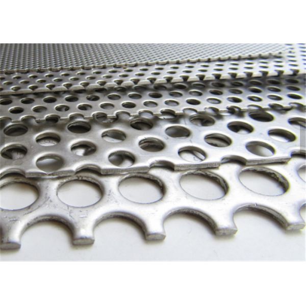 Quality Perforated Stainless Steel Mesh Sheets Round Square Hole Shaped Easy Install for sale