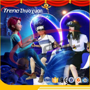 Quality 220v Virtual Reality Double 9d Action Cinemas Single / Triple / Double Passenger for sale