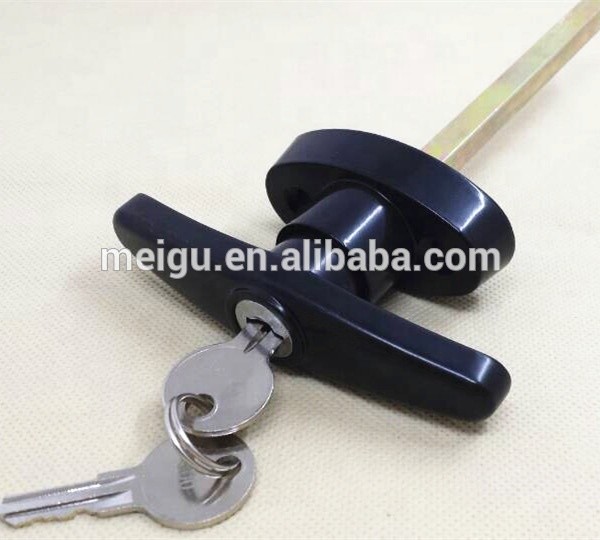 Quality Meigu MS333-B Garage Door T Locking Handle Cabinet Door T Handle Lock Gate Lock for sale
