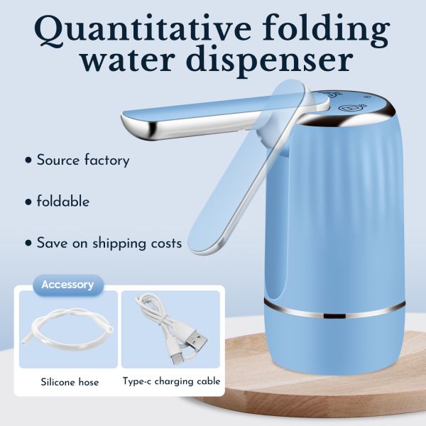Quality Foldable Portable Water Dispenser Pump ABS Silicone 5 Hours Charging Time for sale